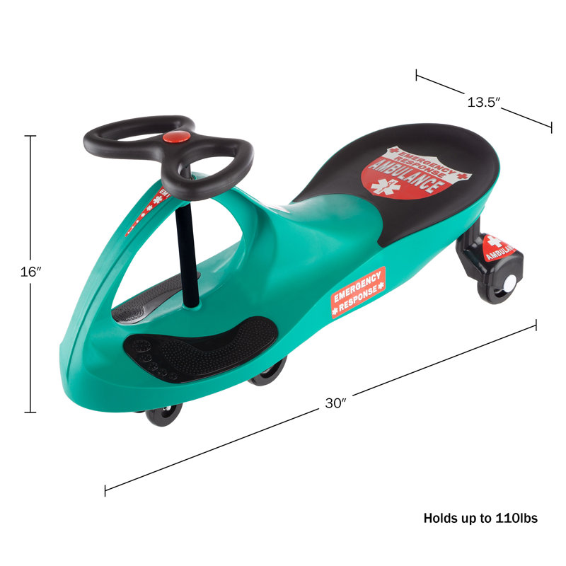 Lil' Rider Lil’ Rider Ambulance Wiggle Car for Ages 3 and Up | Wayfair