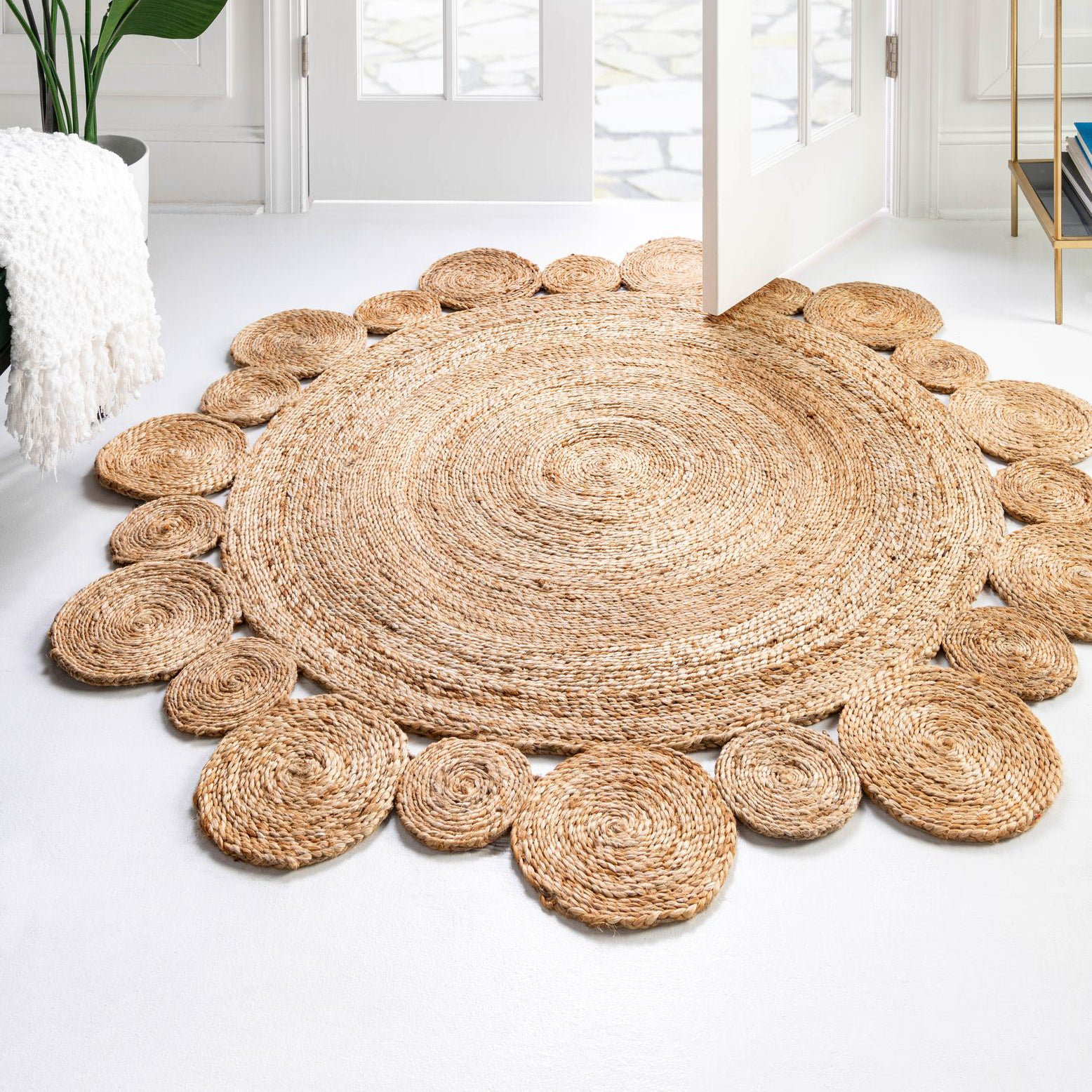 Langley Street® Kluge Hand Braided Jute Area Rug in Natural & Reviews ...