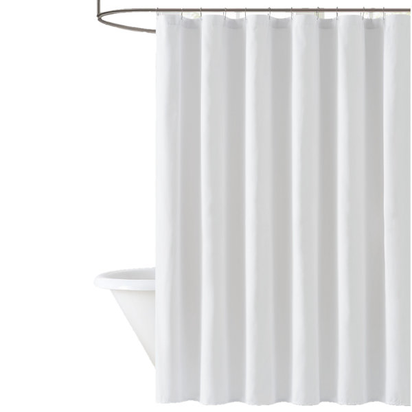 Truly Soft Everyday Solid Color Microfiber Shower Curtain & Reviews ...