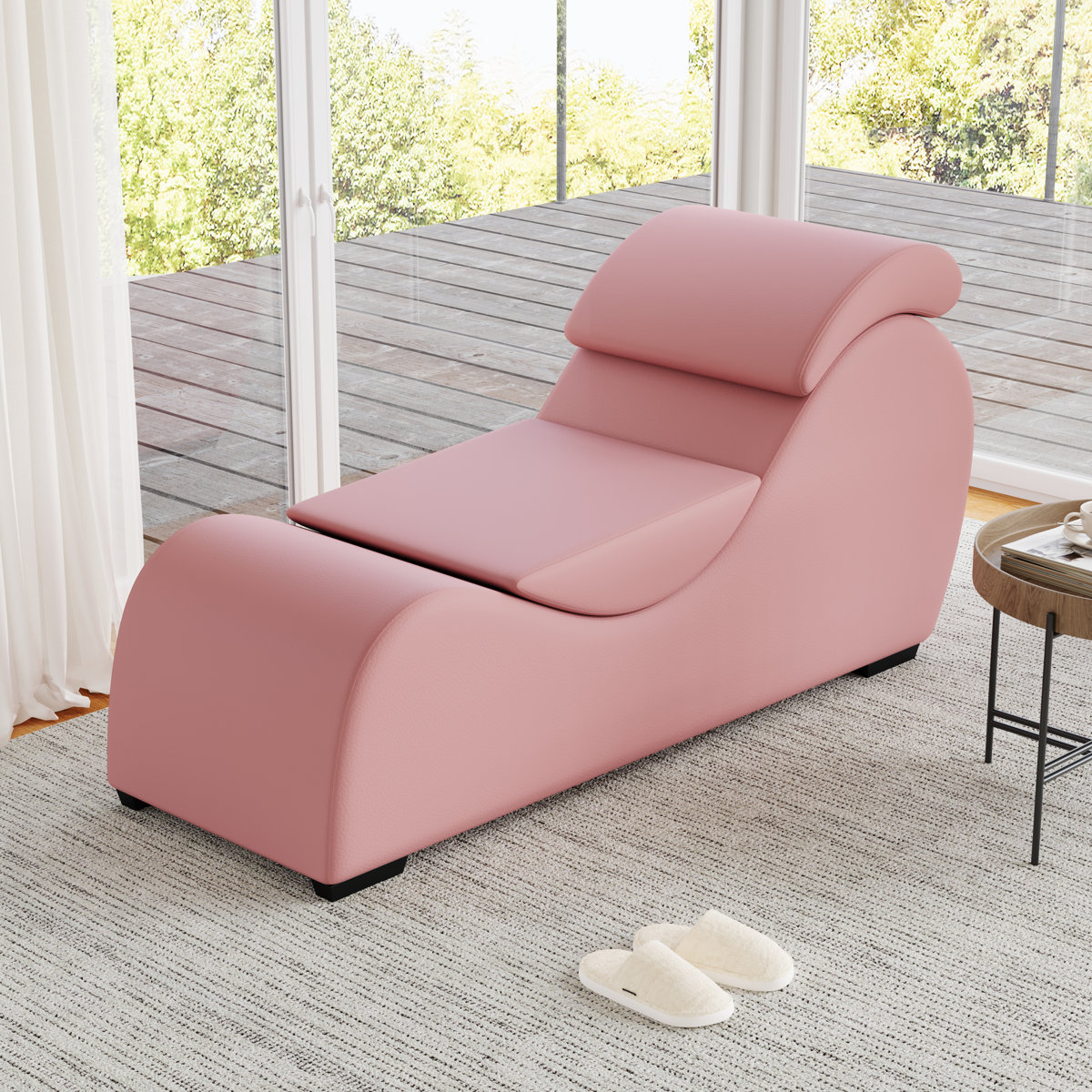 Ivy Bronx Stylish Chaise Lounge For Yoga, Suitable For Stretching ...