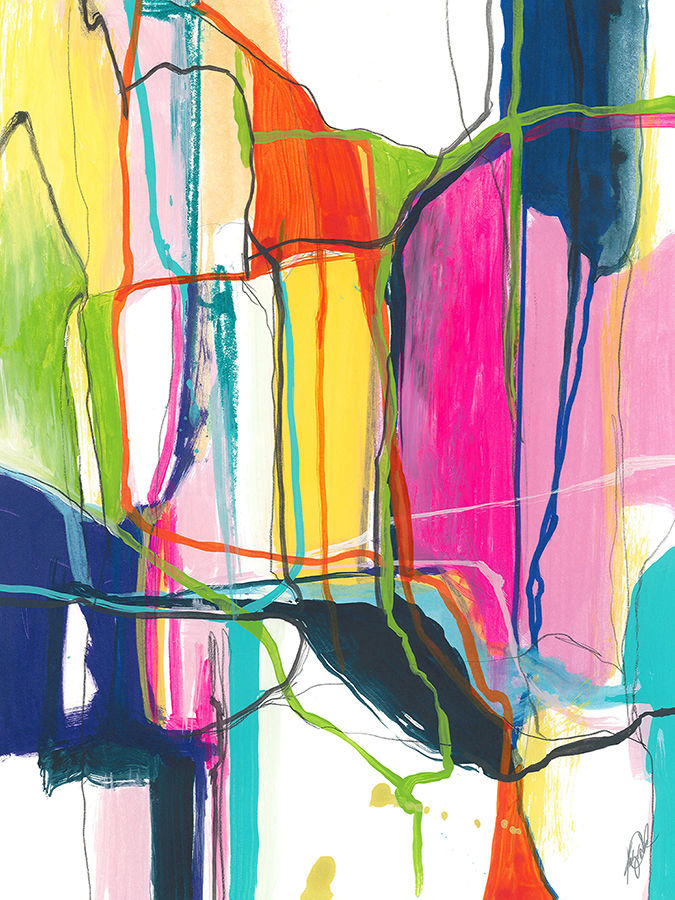 Chelsea Art Studio Abstract 319 by Kelly O'Neal - Painting on Canvas ...