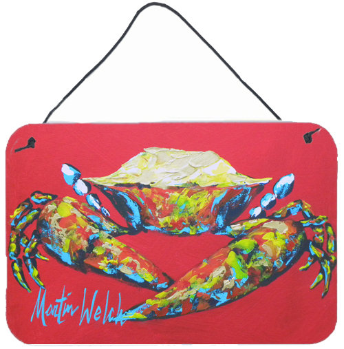 Dovecove 'Crab Seafood One' Painting Print Plaque | Wayfair