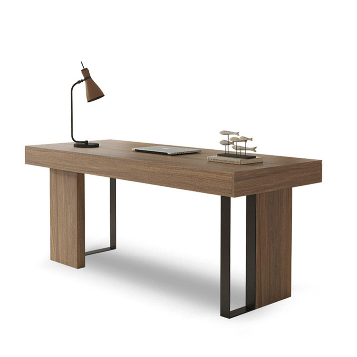 Rite Treasure Brown Rectangular Solid Wood desks | Wayfair