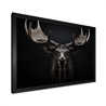 Millwood Pines Black White Moose Majestic Monochrome Black And White ...