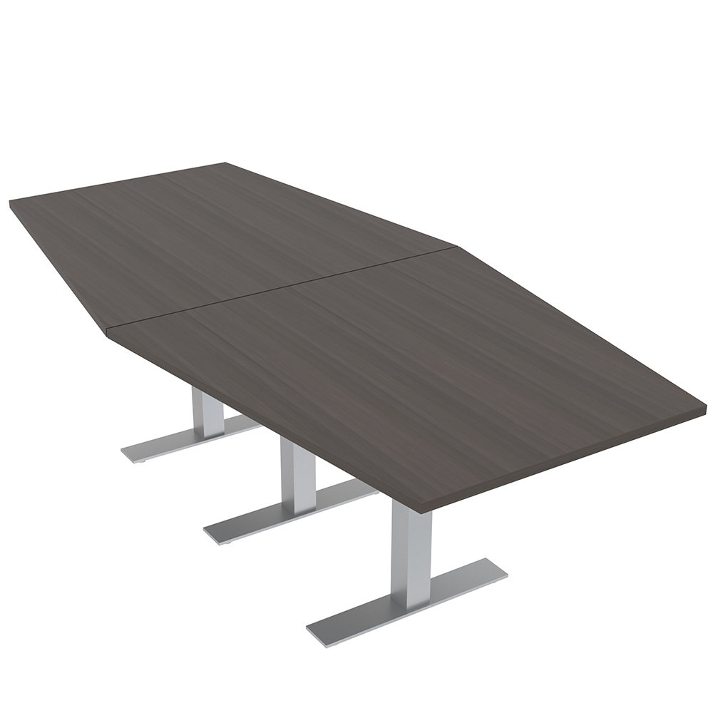Skutchi Designs, Inc. 8 Ft Hexagon Irregular Conference Table T-Shaped ...