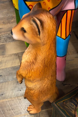 Loon Peak® Jahari Mongoose Life Size Statue | Wayfair