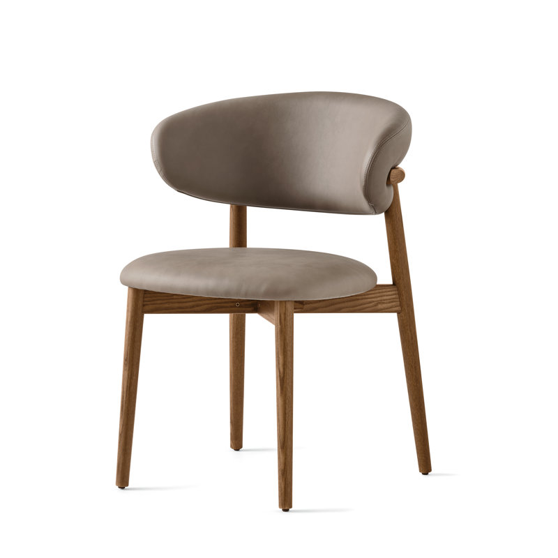 Calligaris Oleandro Upholstered Chair with Metal Base | Wayfair