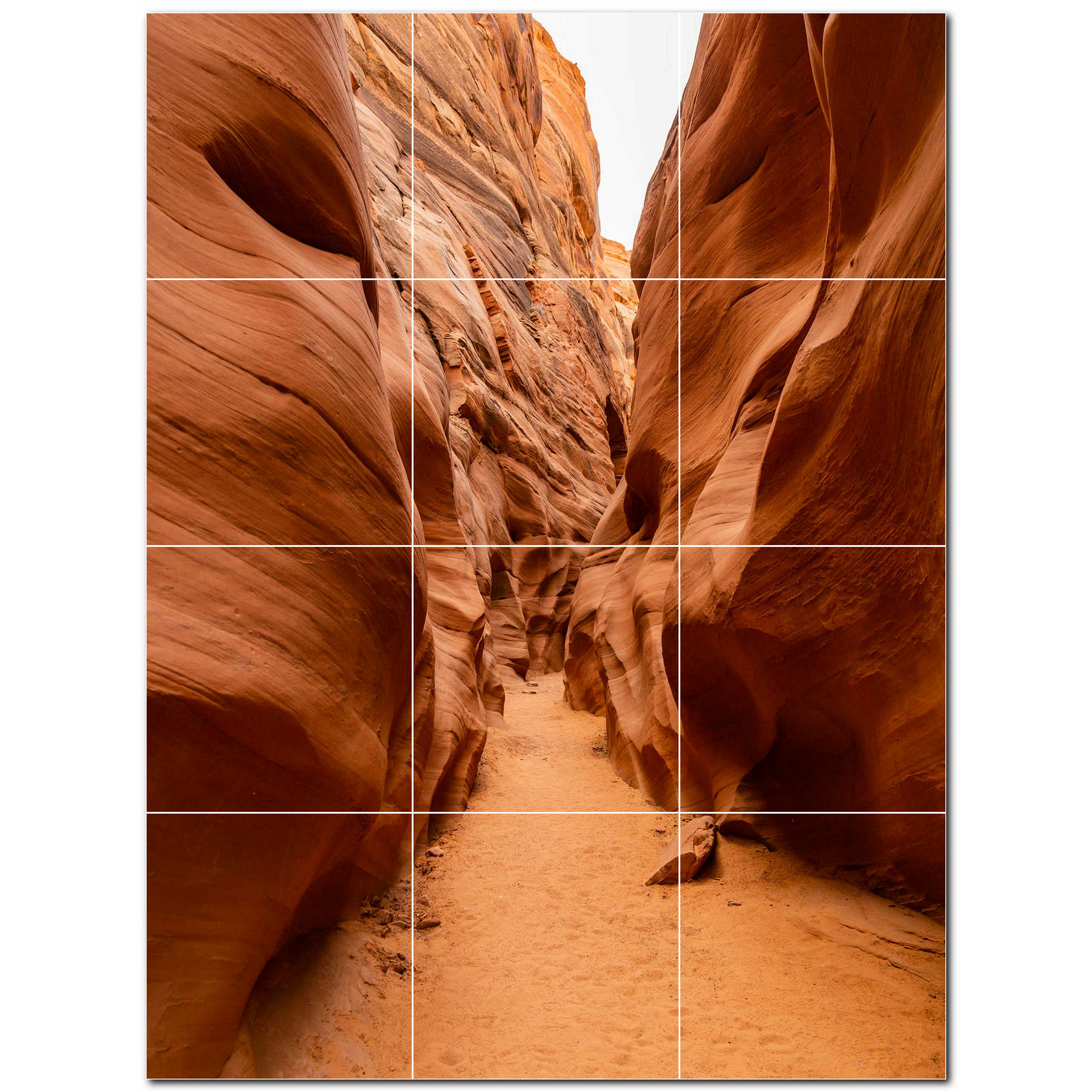 Picture-Tiles.com 12.75" x 17" Ceramic Canyon Photo Decorative Mural ...