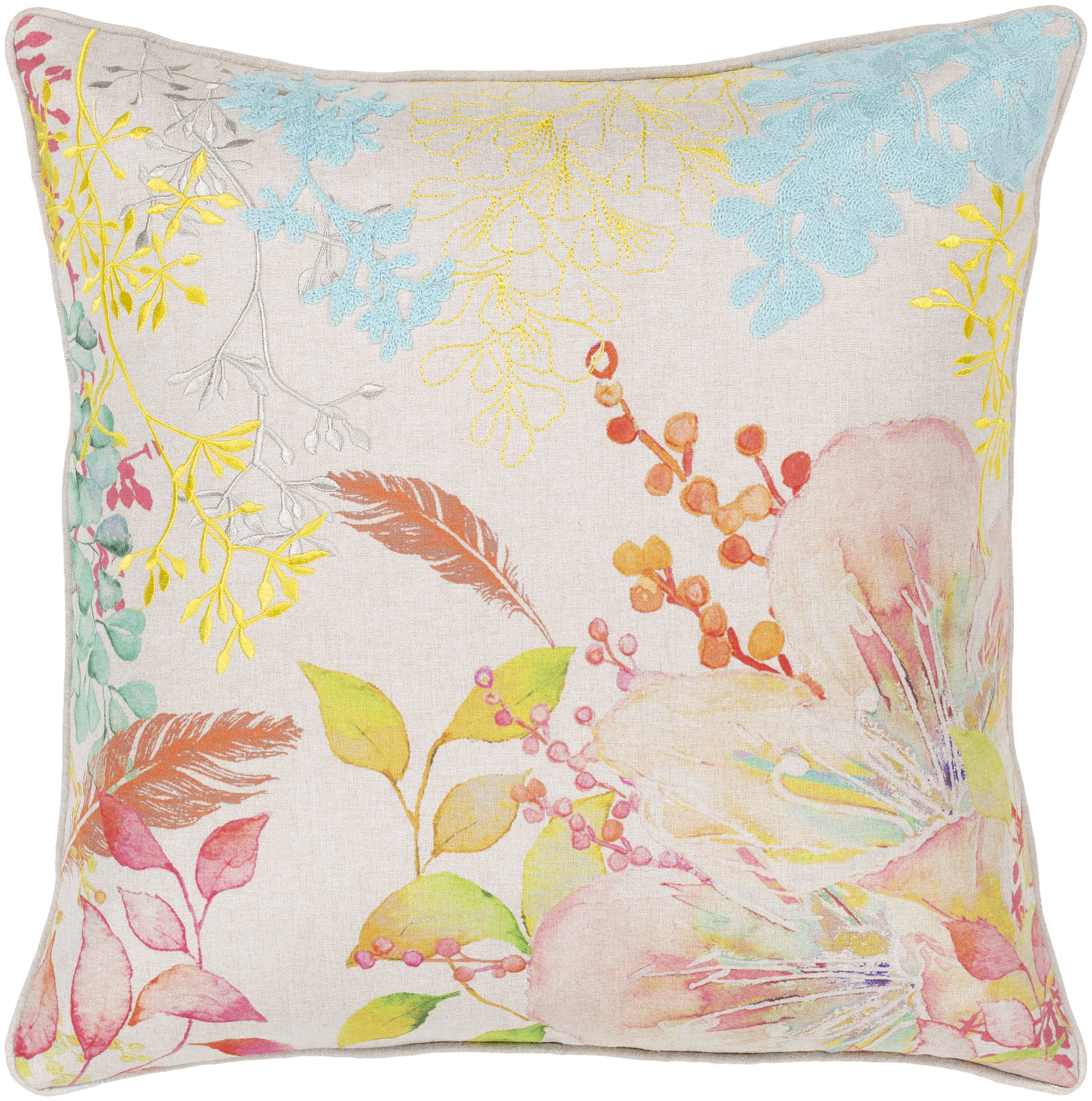 Livabliss Florissant Throw Pillow in , No Fill | Wayfair