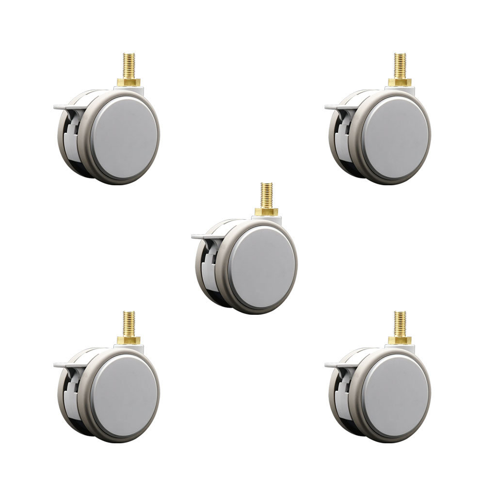 Service Caster 3 Inch MRI Safe Casters with Brakes – 10mm Threaded Stem ...