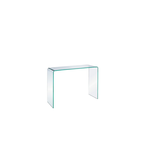 Orren Ellis Waterfall Glass Console & Reviews | Wayfair