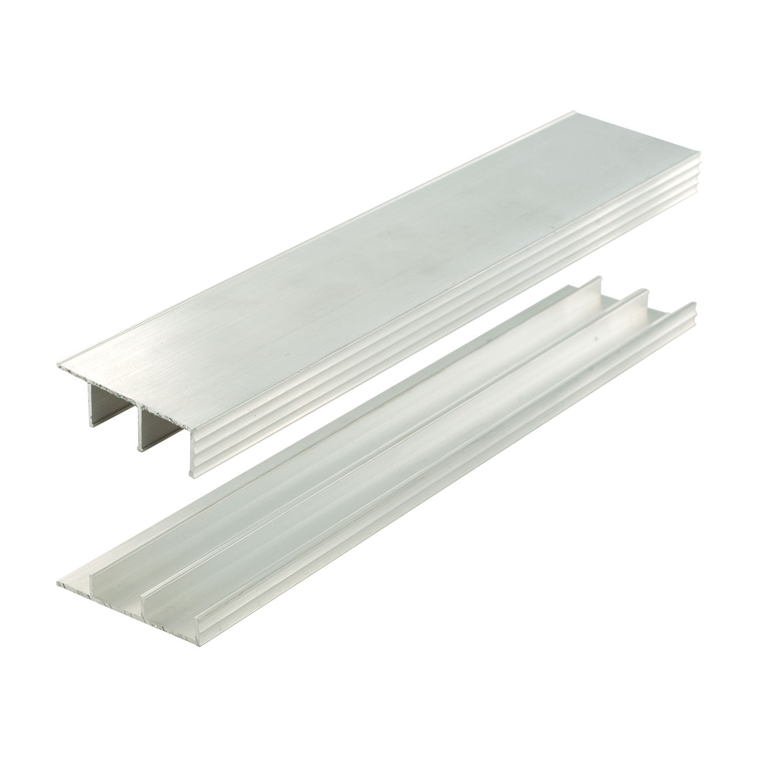 Outwater 48In Aluminum Sliding Door Track For 1/2In Wood Panels, Mill ...