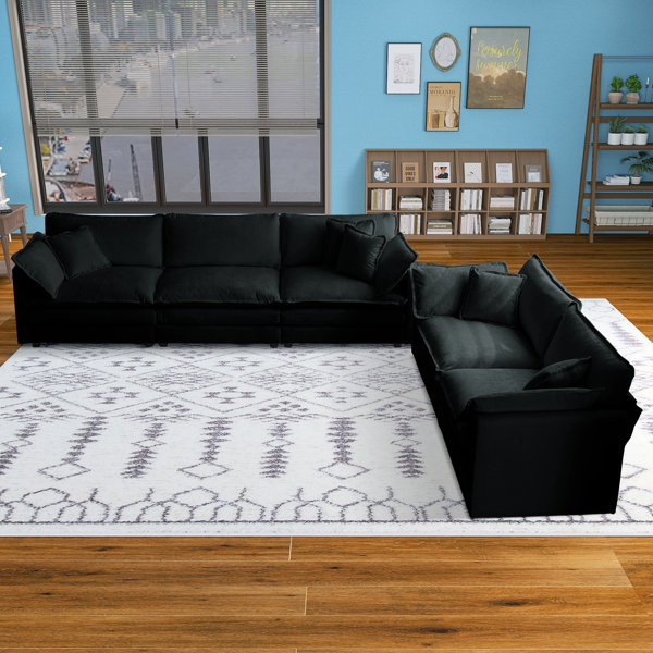 Latitude Run® Comfy Sofa Set with Deep Seats | Wayfair