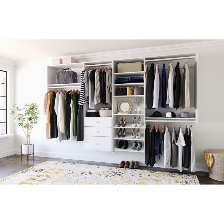 Dotted Line™ 48'' - 96'' Closet System (Can Be Cut To Fit) & Reviews ...