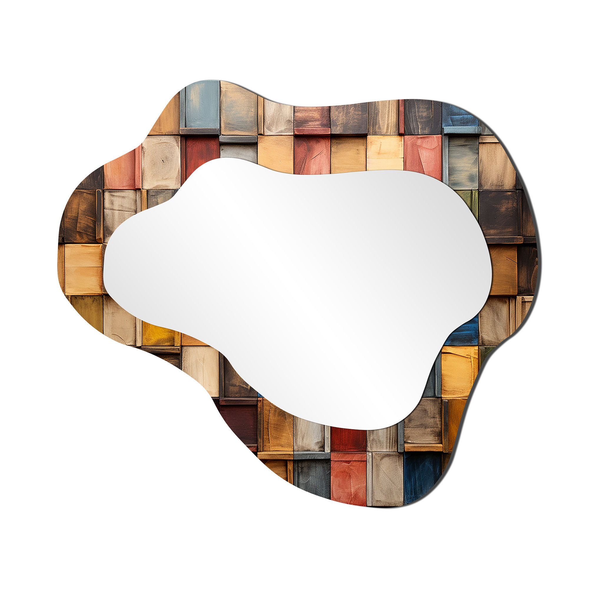 Dakota Fields Colourful Earth Colours Tiles III - Boho Mosaic Bohemian ...