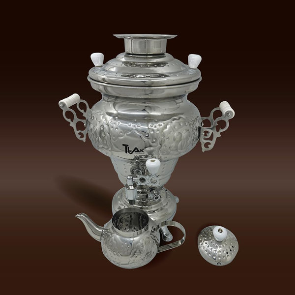 Ttak Houseware Electric Stainless Steel Samovar - Modern Traditional ...