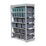 Rebrilliant Jonnisha 33 W x 15 D x 48 H Garage Storage Bin Rack System ...