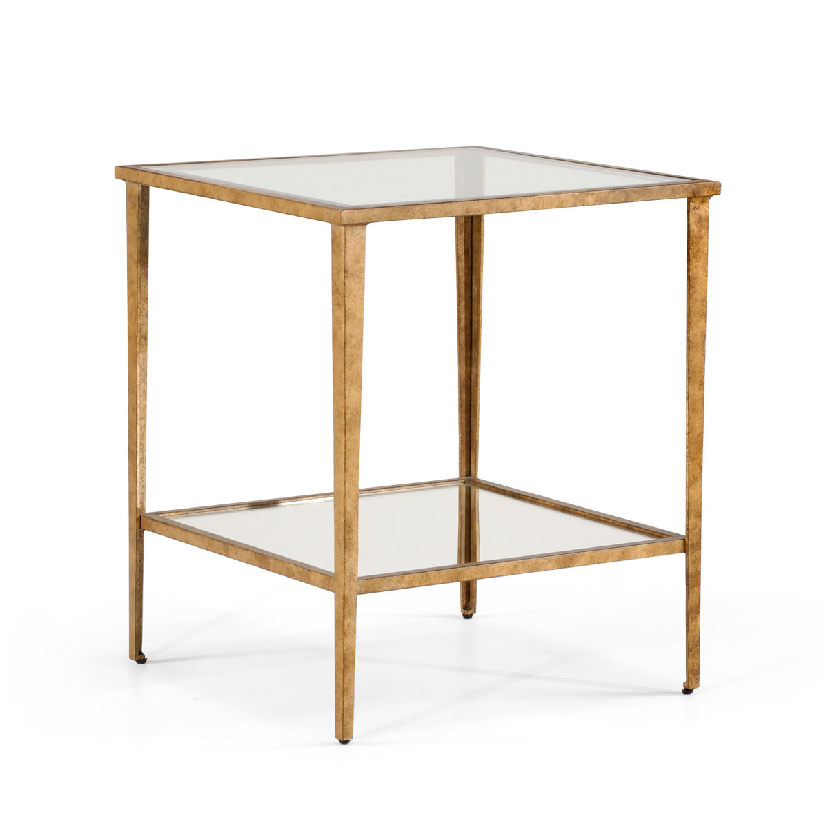 Chelsea House Carson Glass End Table with Storage | Perigold