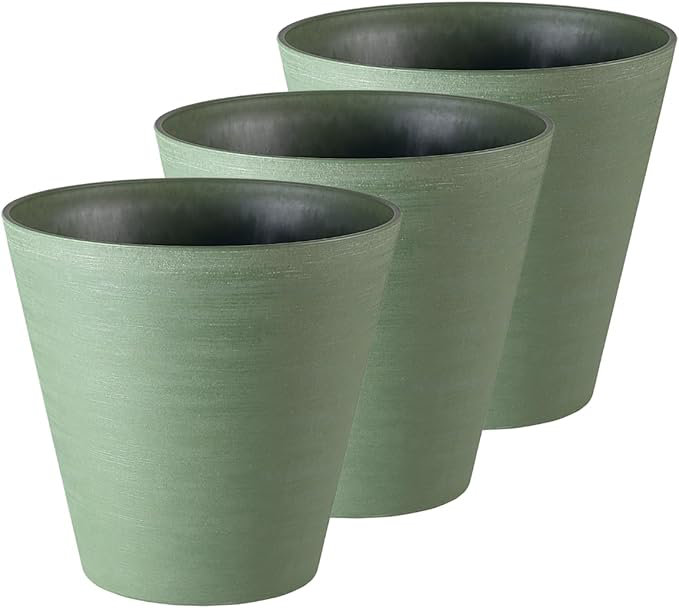 Ebern Designs Recyclable Planter Pot, Medium (3 Pack) | Wayfair