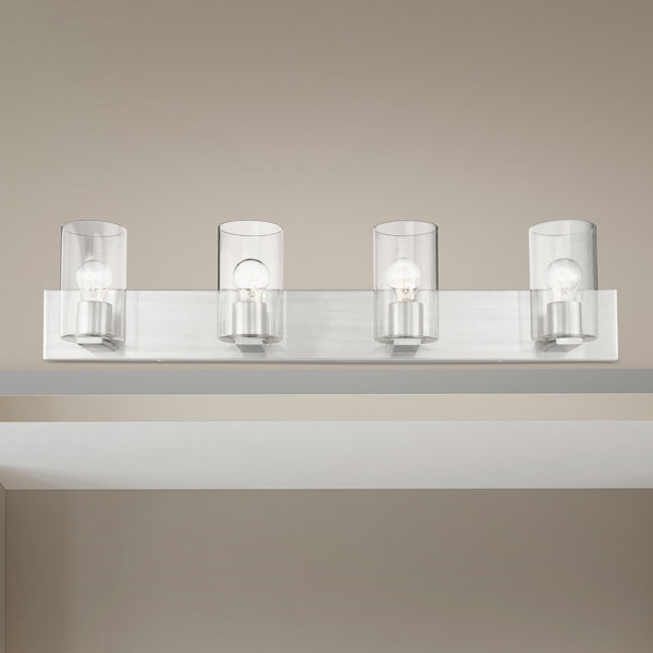 Hashtag Home Mollie 4-Light Vanity Light & Reviews | Wayfair