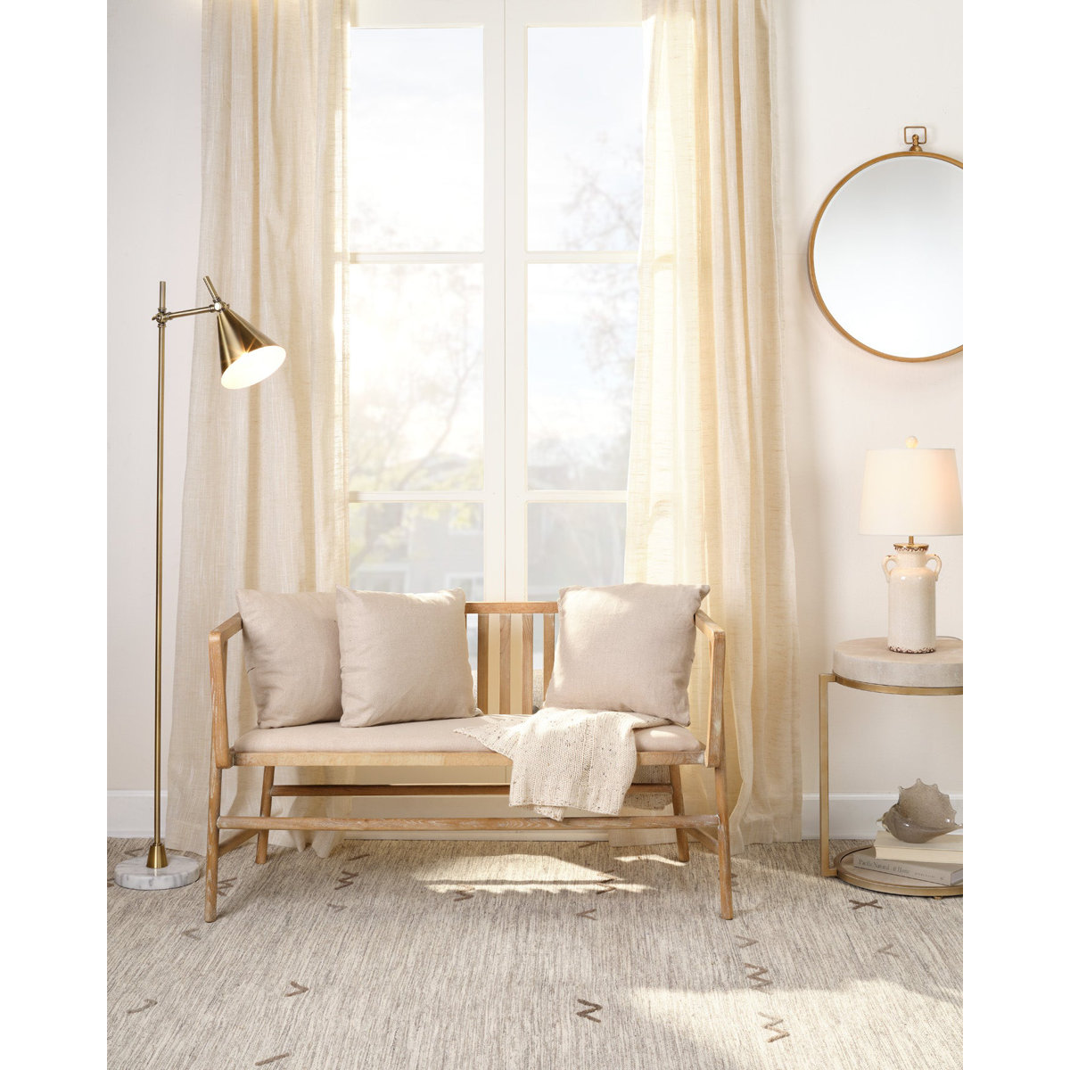 Jamie Young Company Grayson Settee | Perigold