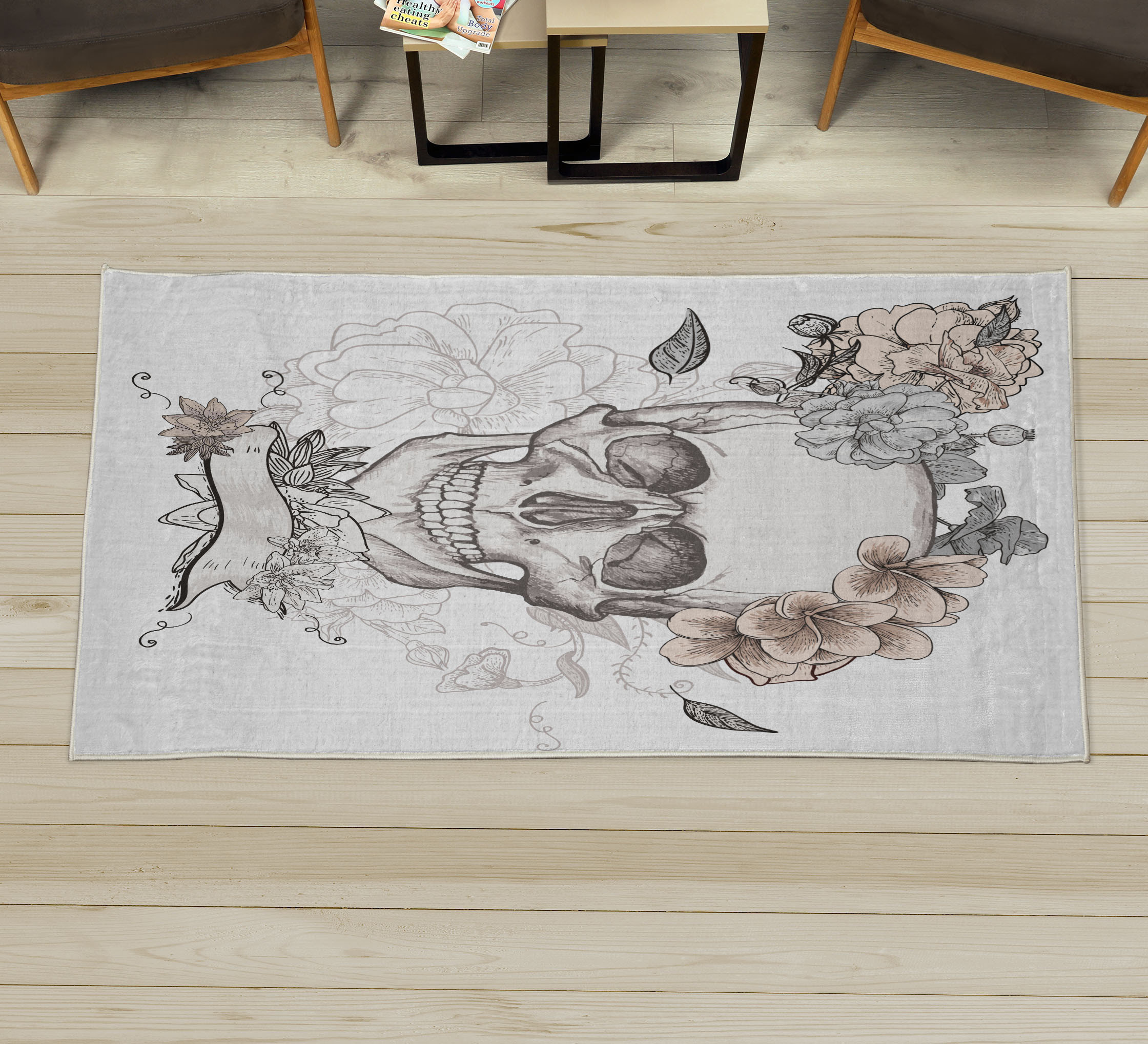 Trinx Gloricely Grunge High Density Long Fiber Poly Threads Decorative ...