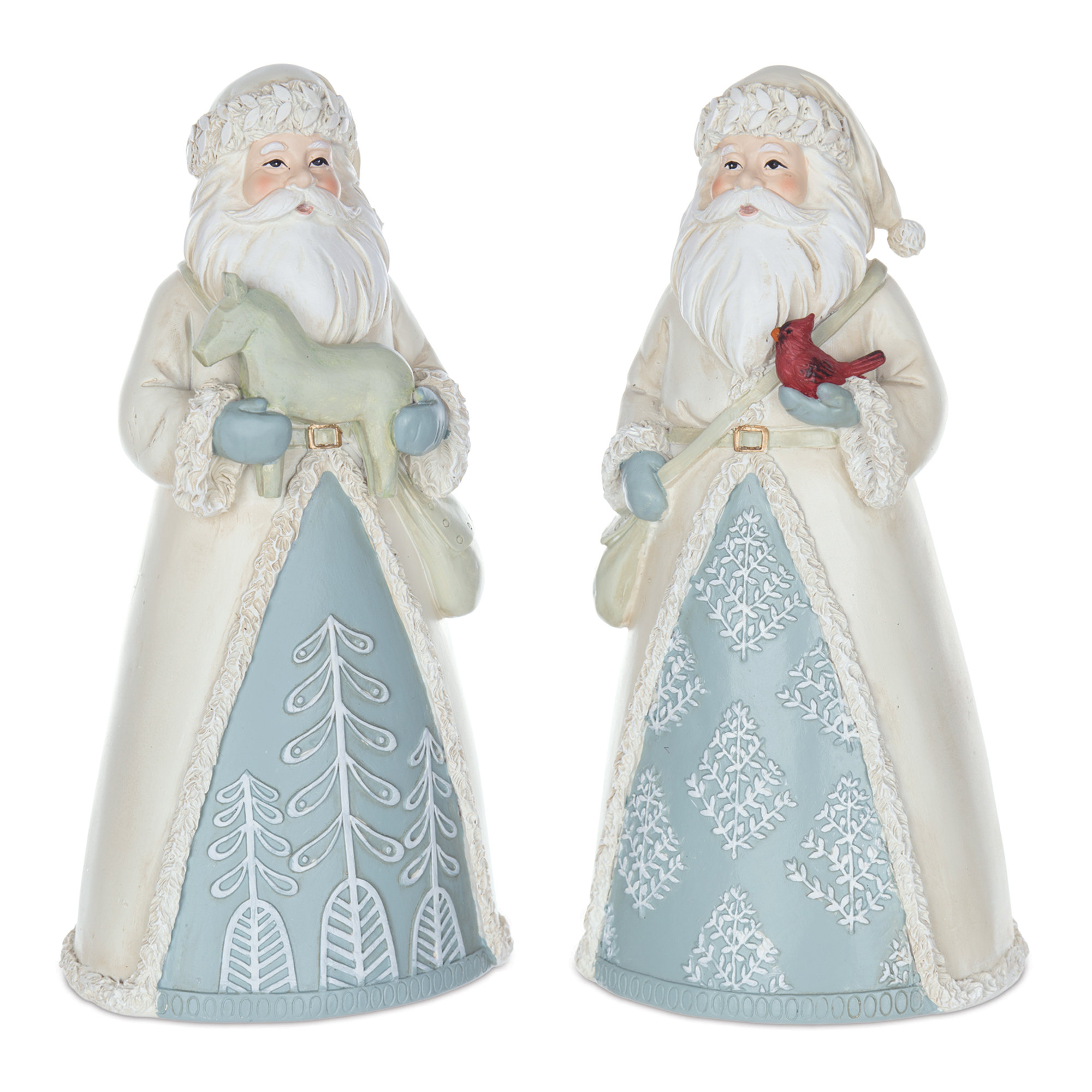 The Holiday Aisle® Winter Santa Figurine (Set of 2) - Wayfair Canada
