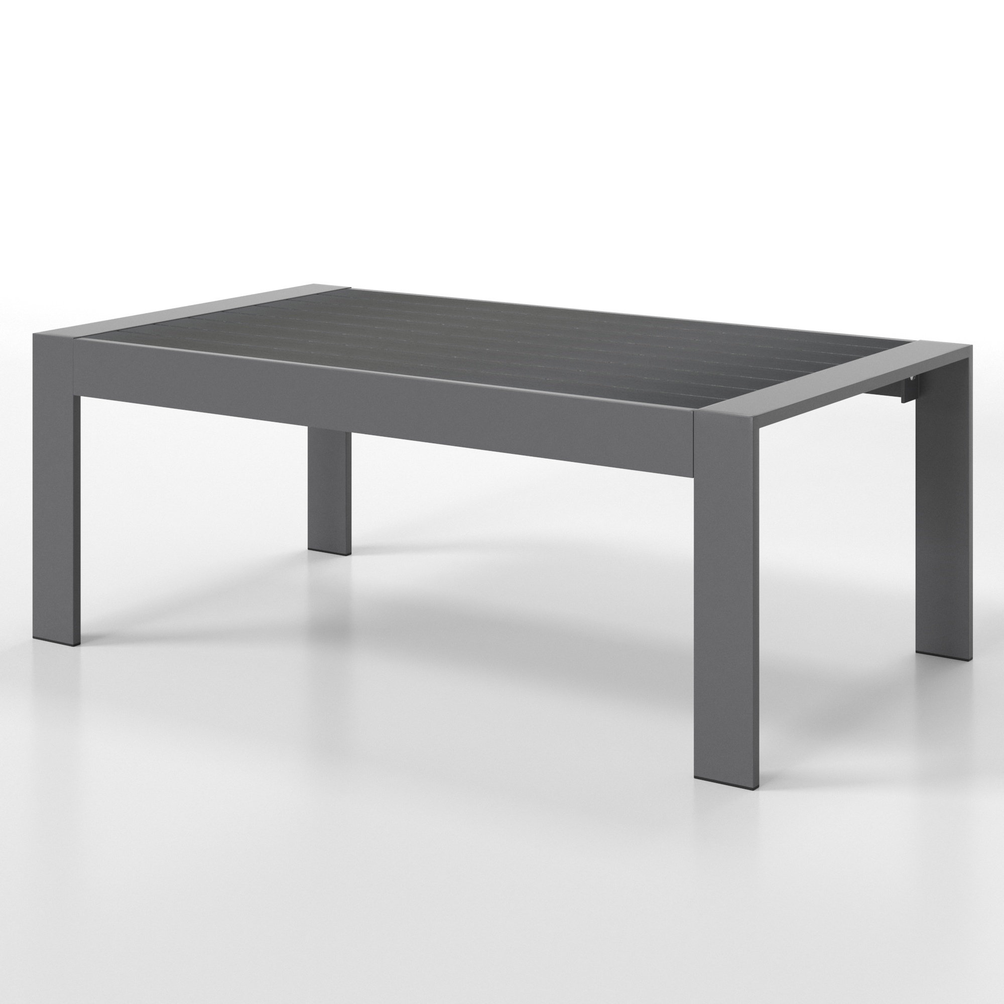 Latitude Run® All-Weather Aluminum Outdoor Coffee Table (Only Include ...