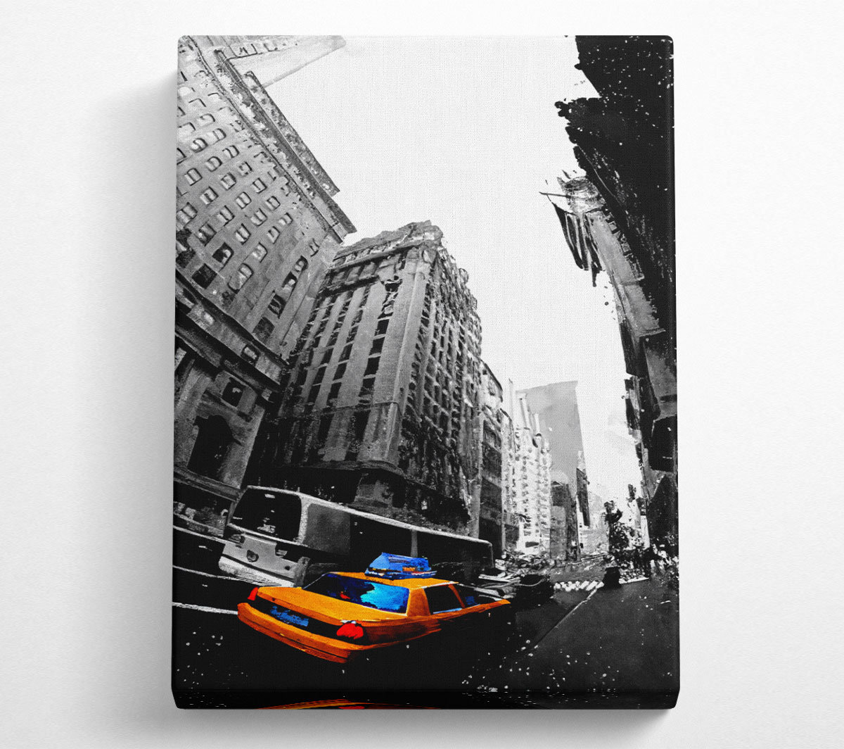 Latitude Run Nyc Yellow Cab On 5Th Avenue - Wrapped Canvas Art Prints ...