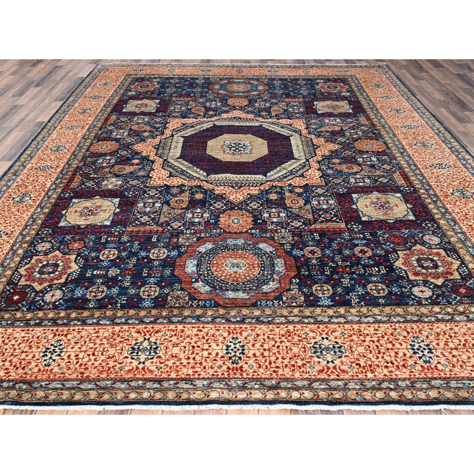Bloomsbury Market 9'x12' Prussian Blue Hand Knotted Mamluk Dynasty 200 ...