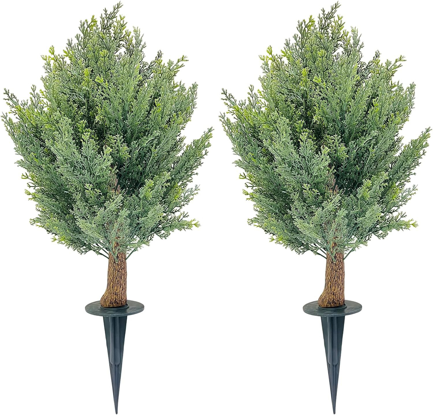 Ophelia & Co. Artificial Cypress Shrub Ball Trees 2 Pack 30" Inch Fake ...