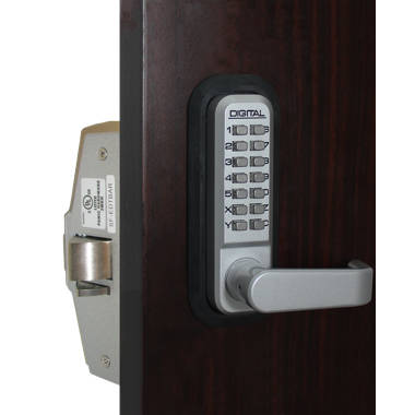 Lockey USA SUMO Jet Black Marine Grade Keyless Entry Door Lever | Wayfair