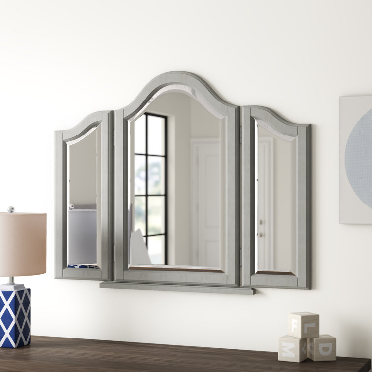 Three Posts™ Nickelsville Kids Vanity Set with Mirror & Reviews | Wayfair