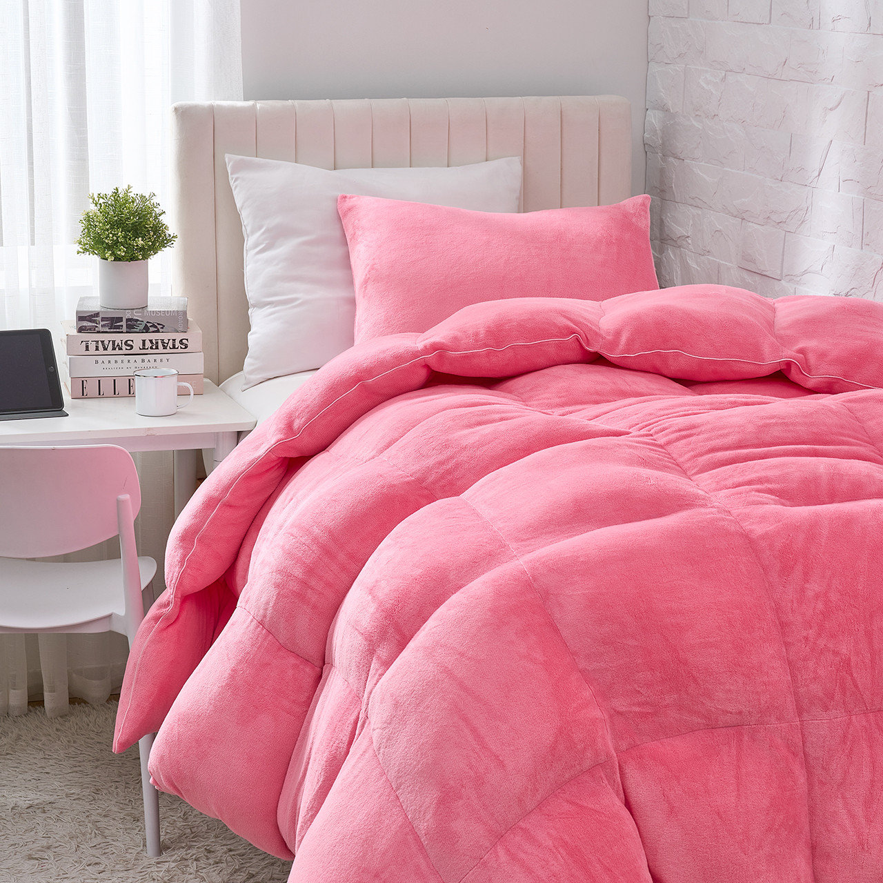 Coma Inducer Boi He Thick - Coma Inducer® Twin XL Comforter Set - Pink ...
