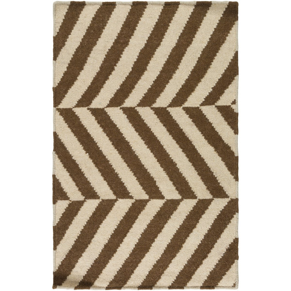 Wade Logan® Araliya Flatweave Wool Geometric Rug | Wayfair