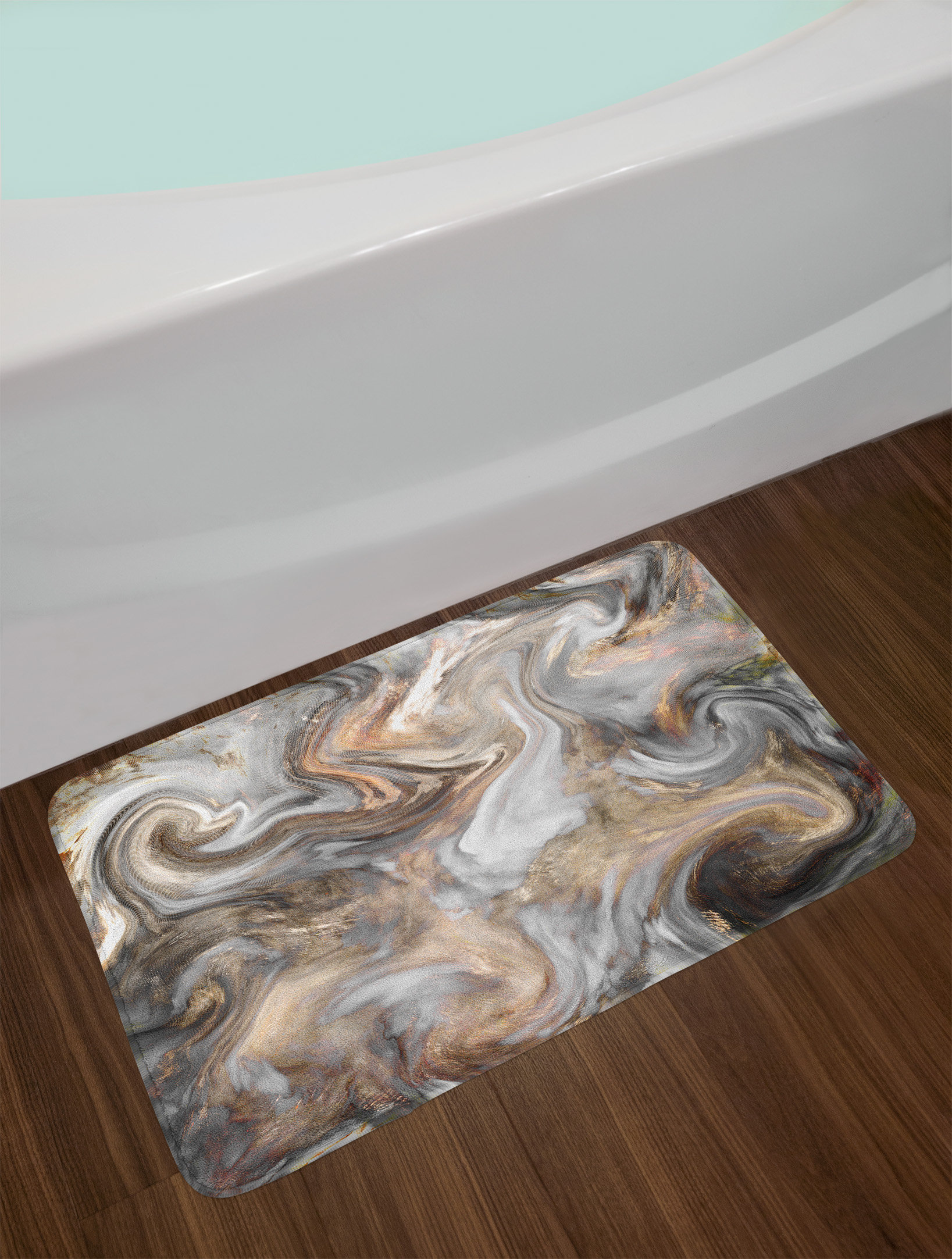 East Urban Home Bath Mat, Non Slip Backing, 30.2" x 20", Emerald | Wayfair