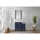 Navy Blue 36 In. Wide Bath Vanity Equipped With Side Cabinet, White ...