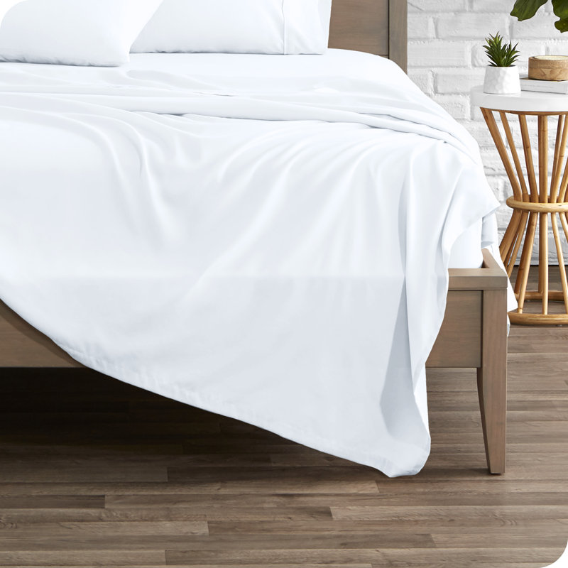 Bare Home Ultra-Soft Luxury Flat Sheet "& Reviews" | Wayfair