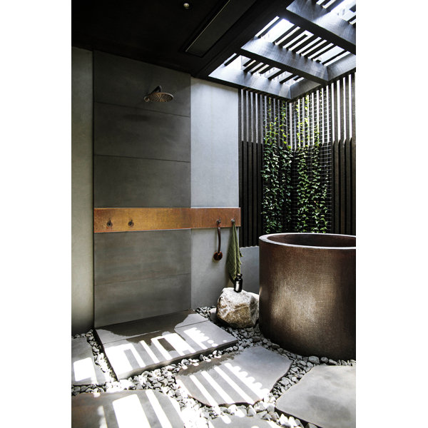 Premier Copper Products 45" Hammered Copper Japanese Style Soaker ...