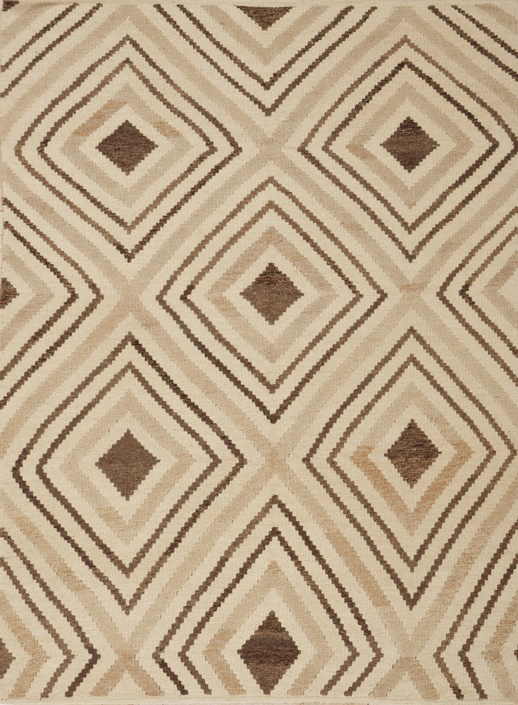 Matt Camron Rugs and Tapestries Handwoven Flatweave Beige/Brown Area ...