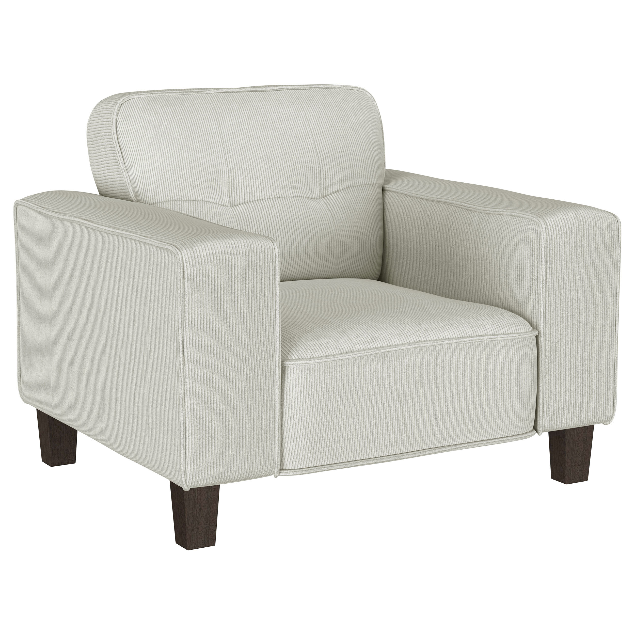 Hokku Designs Spohn Upholstered Track Arm Tufted Accent Chair Greige ... Hokku Designs Spohn Upholstered Track Arm Tufted Accent Chair Greige ...