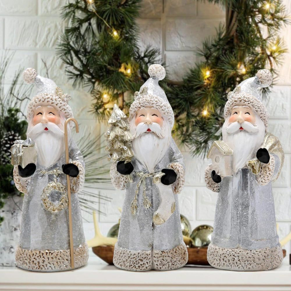 Ophelia & Co. 15Pcs Santa Claus Decorative Figurine Mini Santa ...