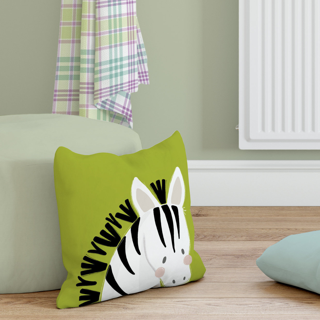 KAVKA DESIGNS Zebra Indoor/Outdoor Throw Pillow | Wayfair