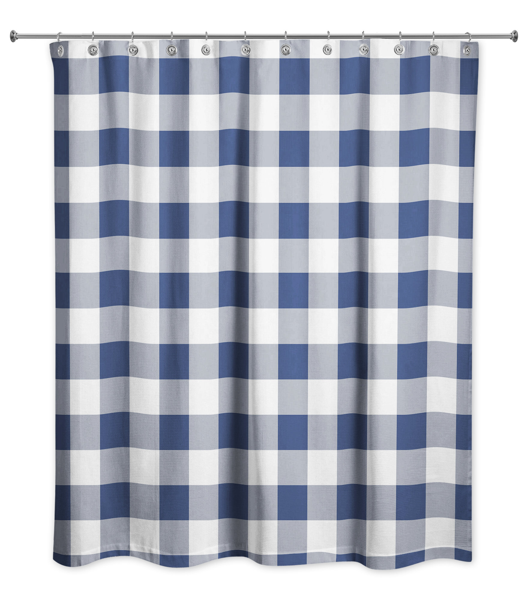 Birch Lane™ Hanka Plaid Single Shower Curtain & Reviews | Wayfair