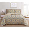 Bed Bath Fashions Dan River Reversible Printed Quilt Set (3 Piece ...