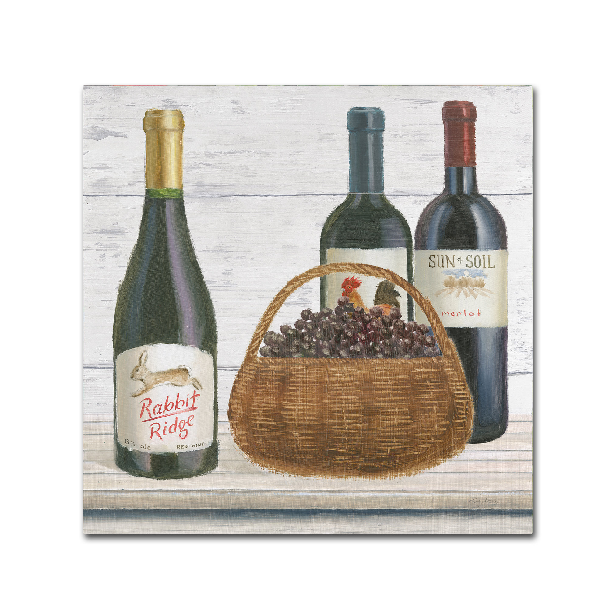 Trademark Fine Art 'Vintners Recess II' Graphic Art Print on Wrapped ...