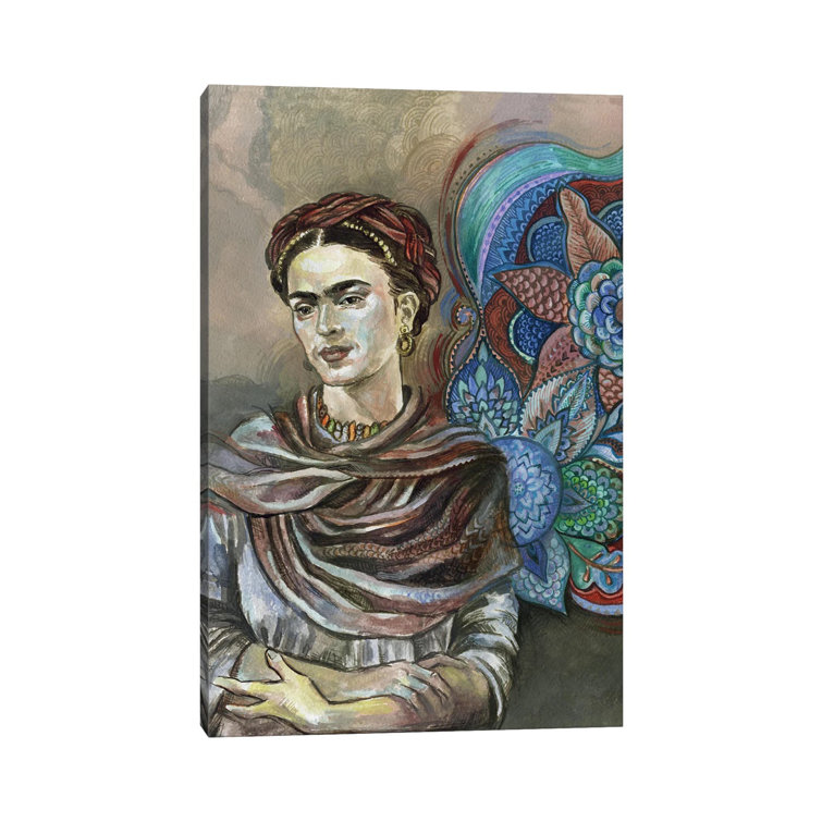 Latitude Vive Frida Floral II by Fanitsa Petrou - Wrapped Canvas Art ...