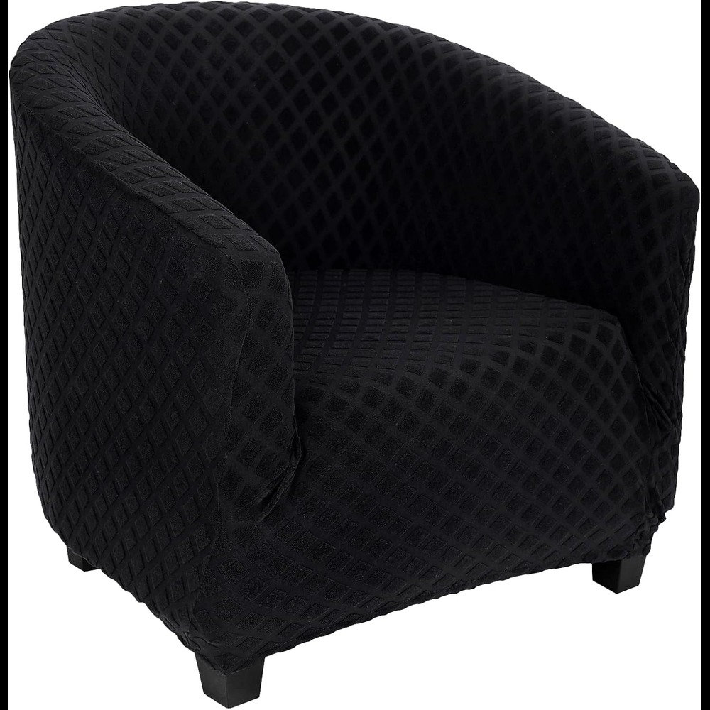 Hokku Designs Club Chair Slipcover Stretch Barrel Chair Covers Jacquard ...