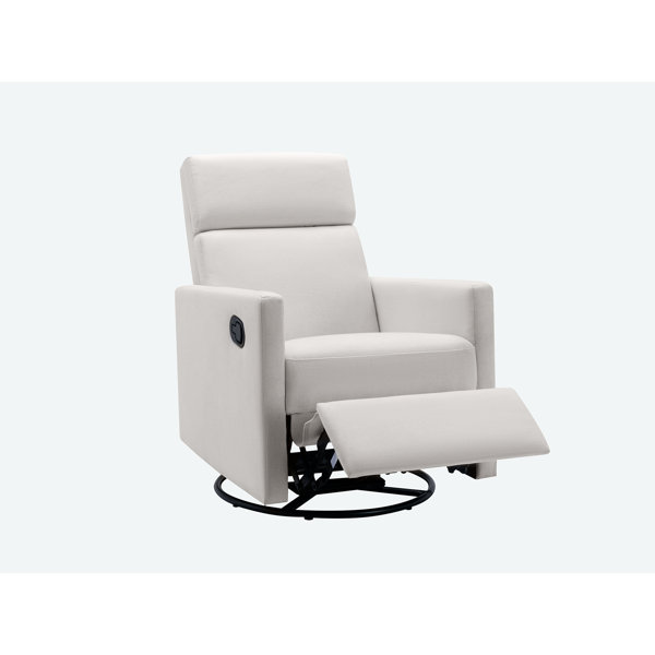 Latitude Run® Odetta Modern Upholstered Rocker Nursery Chair Plush ...