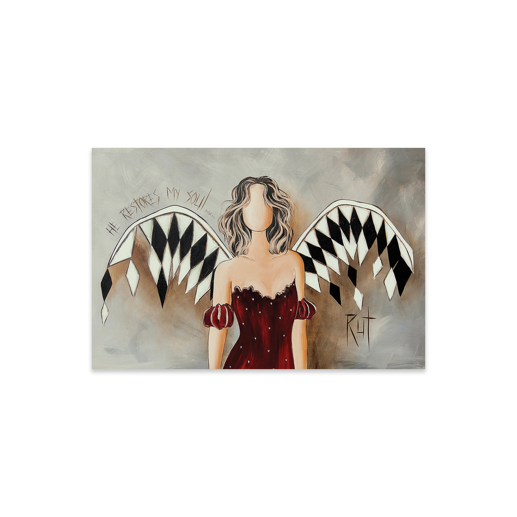 Trinx He Restores My Soul On Plastic/Acrylic by Ruth's Angels | Wayfair